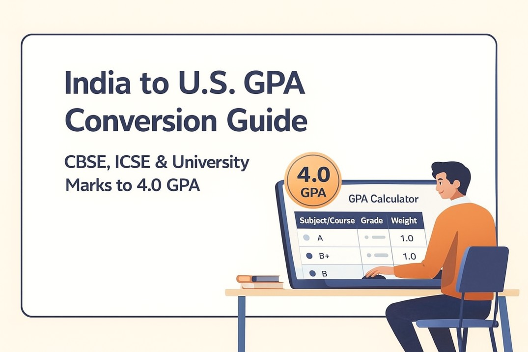 India to U.S. GPA Conversion Guide (CBSE, ICSE, CGPA)